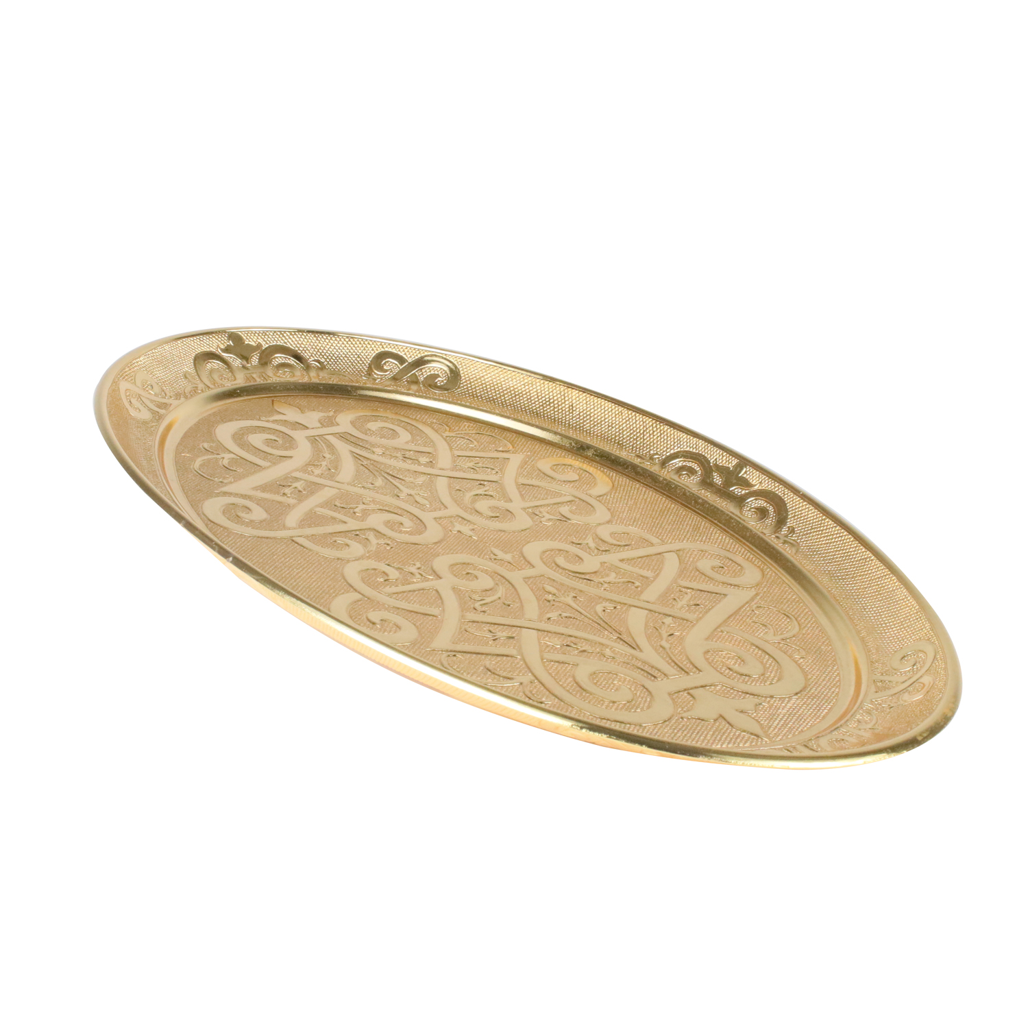 Oval Sunum Tepsi Gold - MRV-0000008